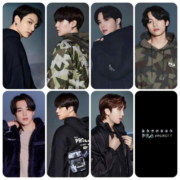 BTS Fila Project 7 Photocards | Army Corner Store