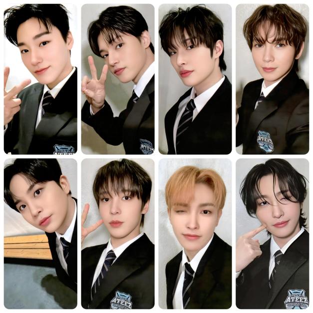ATEEZ 5th Membership Kit Suit Photocards | Stay DeLulu!
